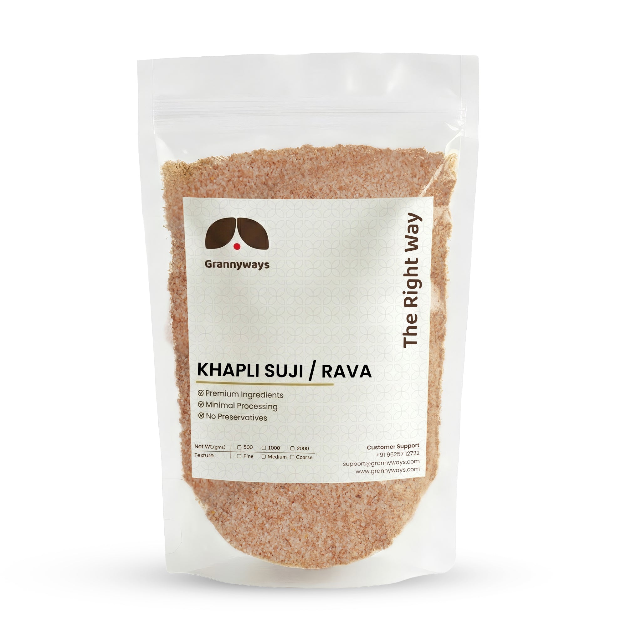 Khapli Suji/Rava – Grannyways Foods Private Limited